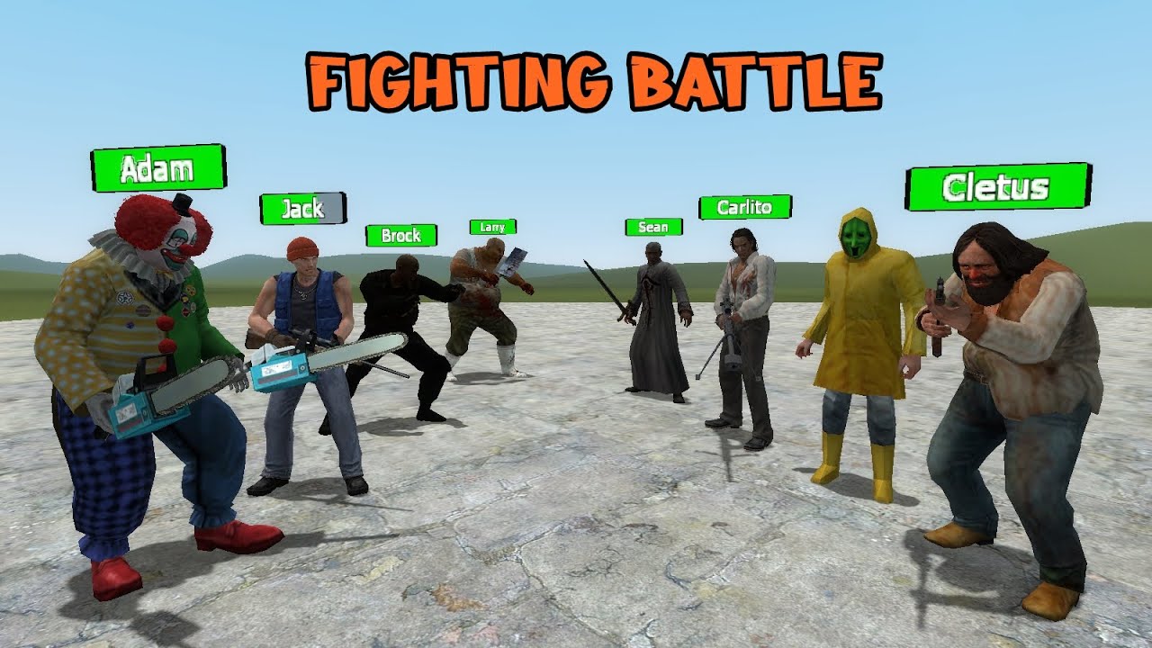 Dead Rising NPCs - Random Fights | Garry's Mod - YouTube
