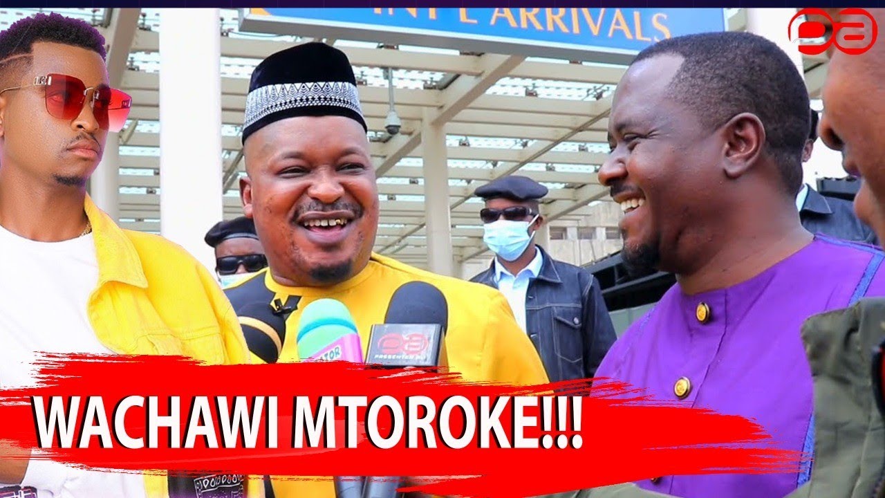 Angela Chibalonza's Husband GRAND ENTRANCE AT JKIA NAIROBI KENYA - YouTube