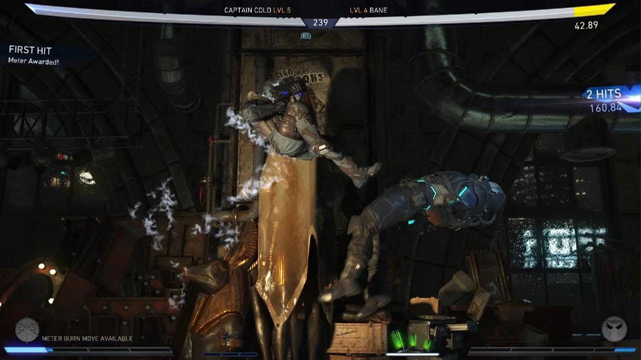 Injustice 2: Captain Cold Vs Bane - YouTube