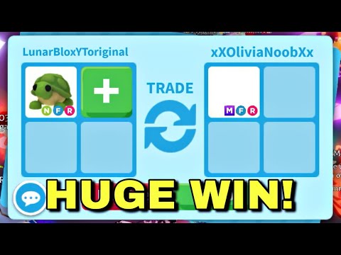 😱🐢HUGE WIN! I TRADED MY CUTE NEON TURTLE FOR THIS COOL VALUABLE MEGA ...