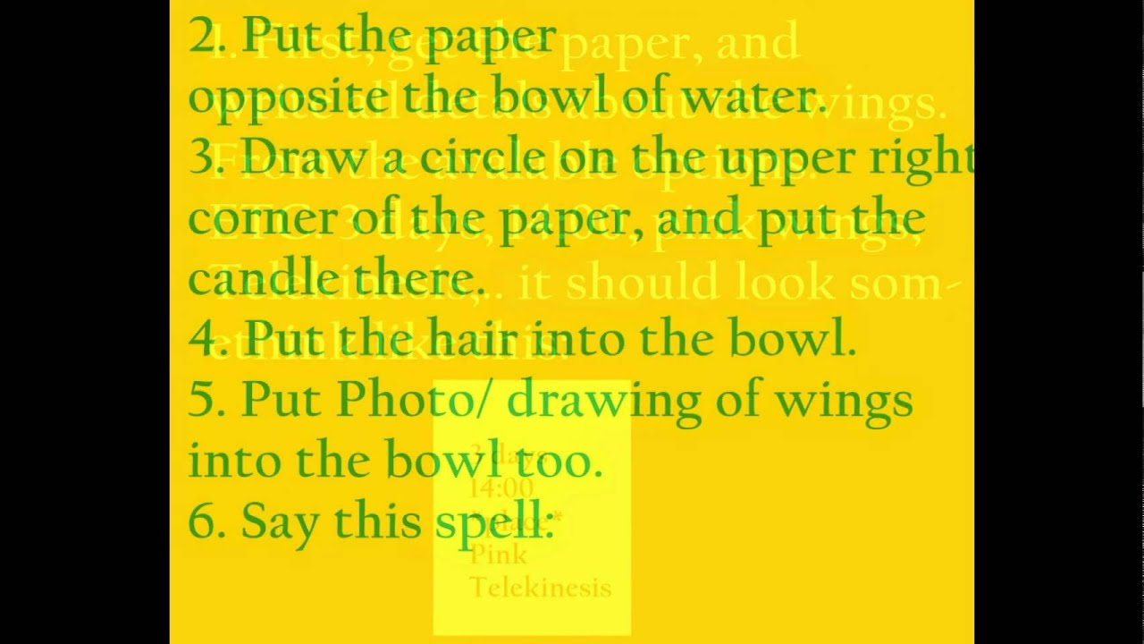 Wings Spell - YouTube