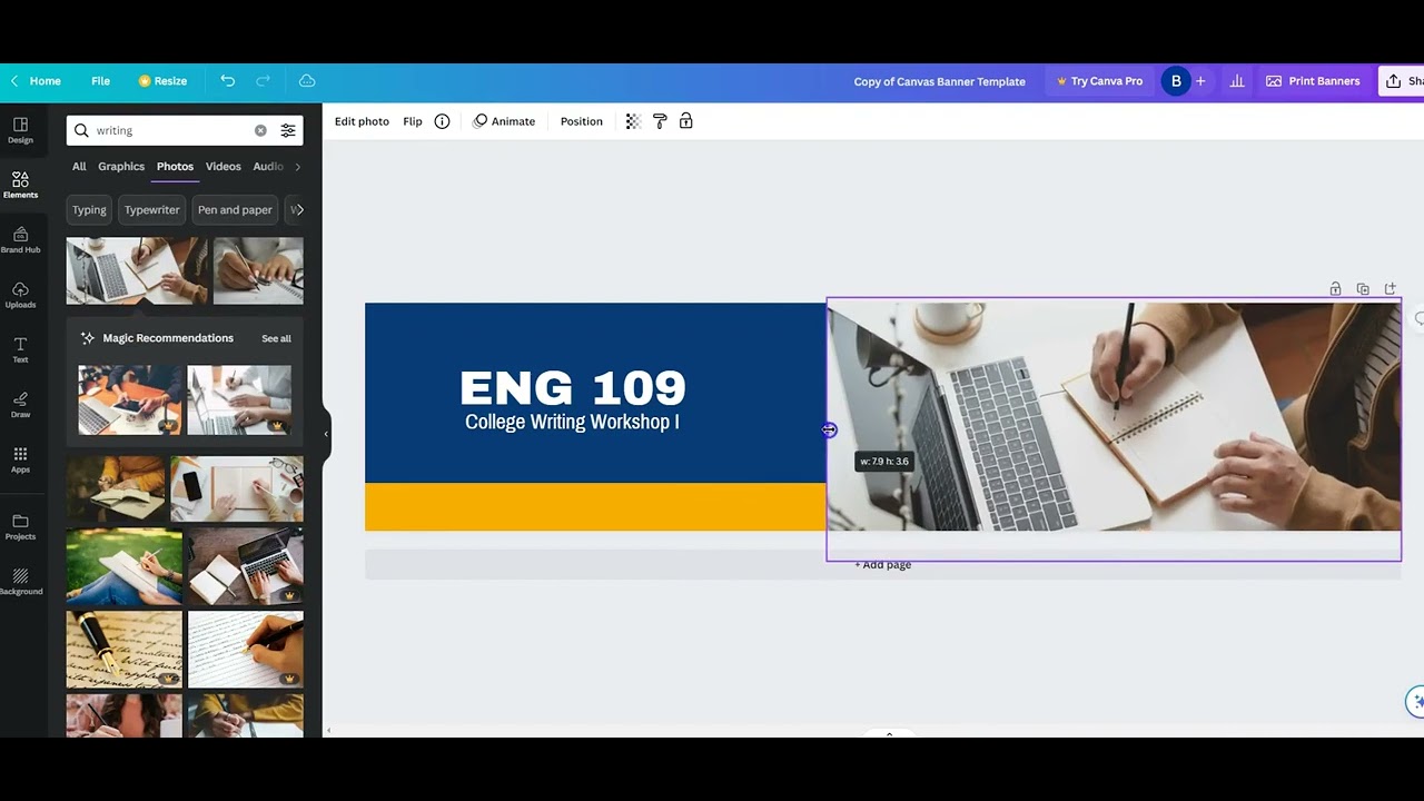 Creating a Custom Banner in Canva - YouTube