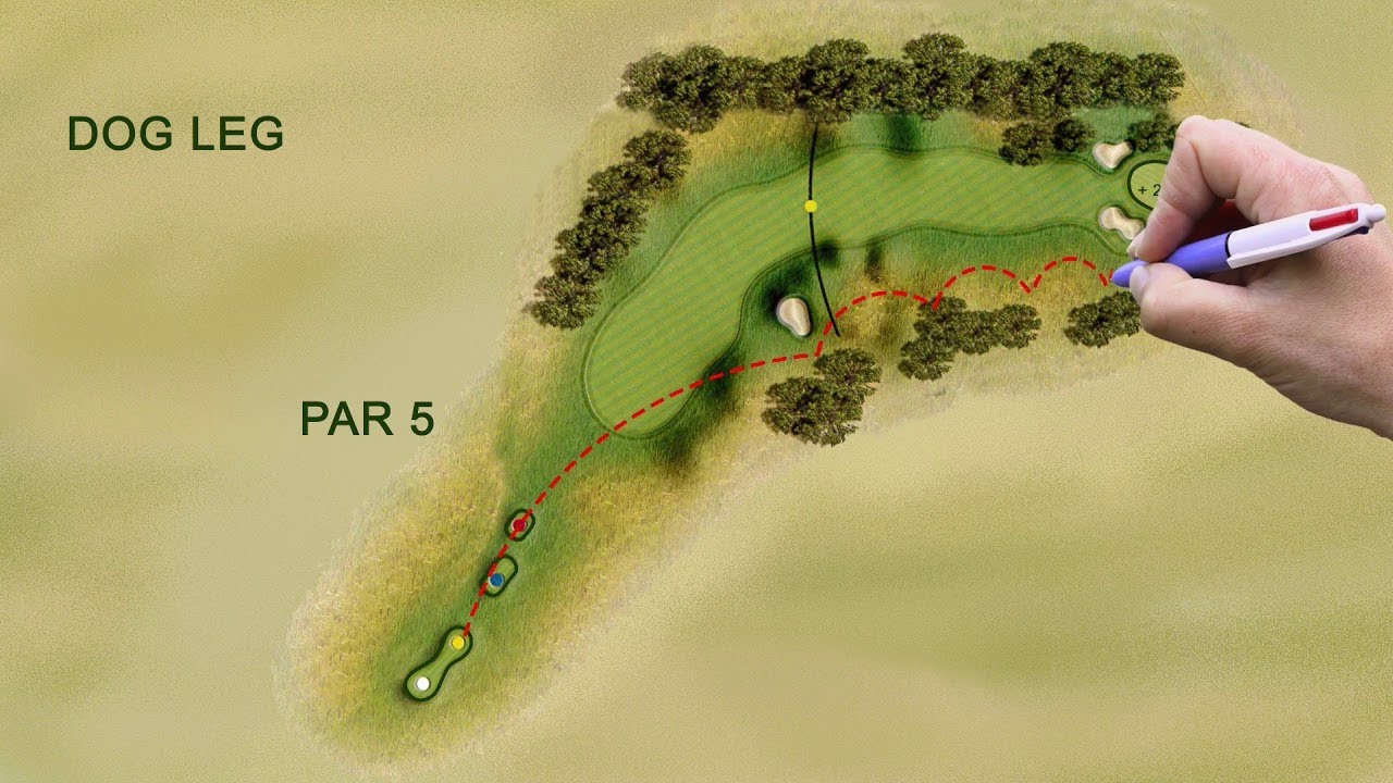 Understanding the "Dog Leg": A Golf Hole Template - YouTube