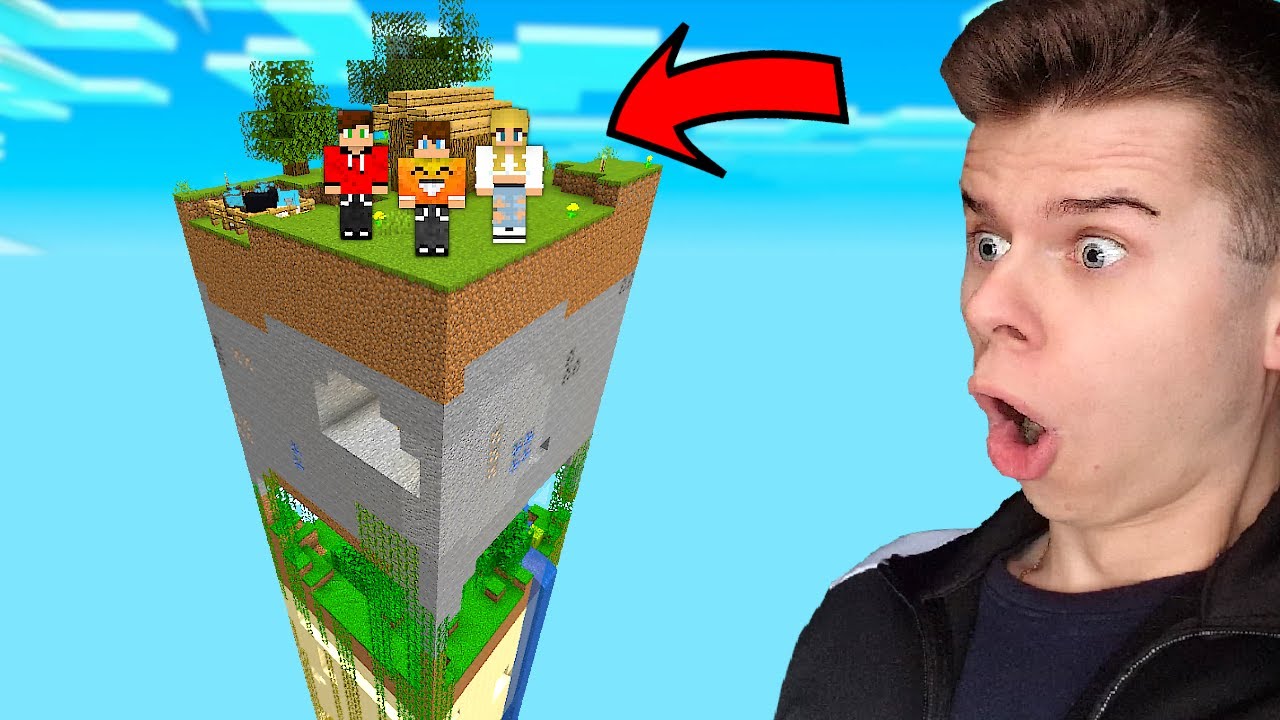 ZOSTAŁEM UWIĘZIONY na NAJMNIEJSZYM ŚWIECIE w Minecraft z PATI... - YouTube