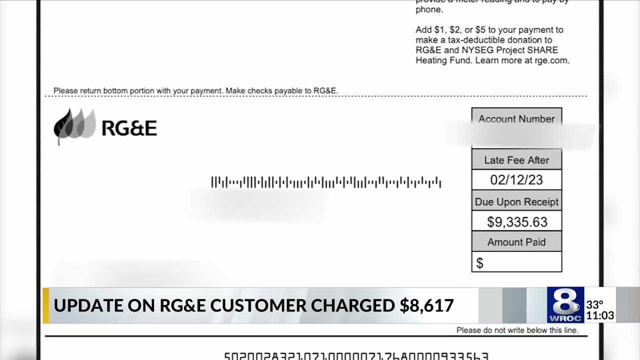 RG&E Billing issues continue - YouTube