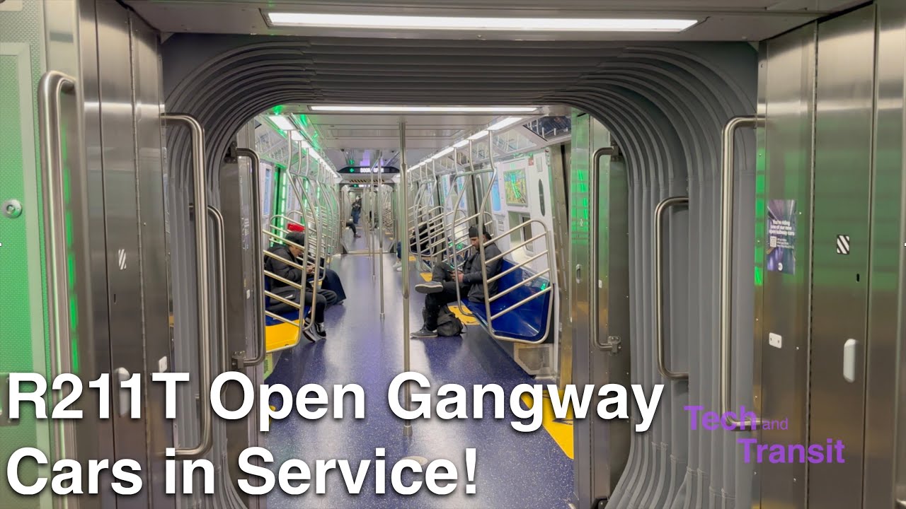 First day of R211T Open Gangway Cars in passenger service! - YouTube