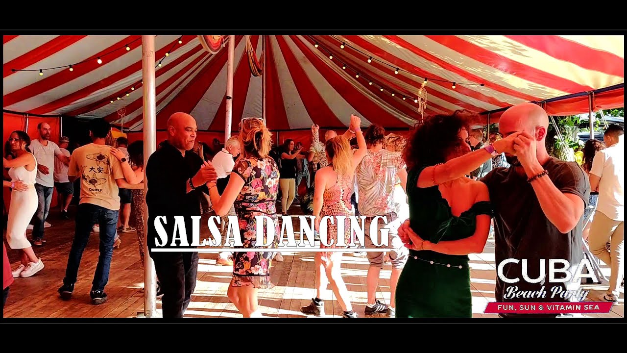 Salsa Dancing La Vida Es Un Carnaval Cuba Beach Party Summer Edition ...