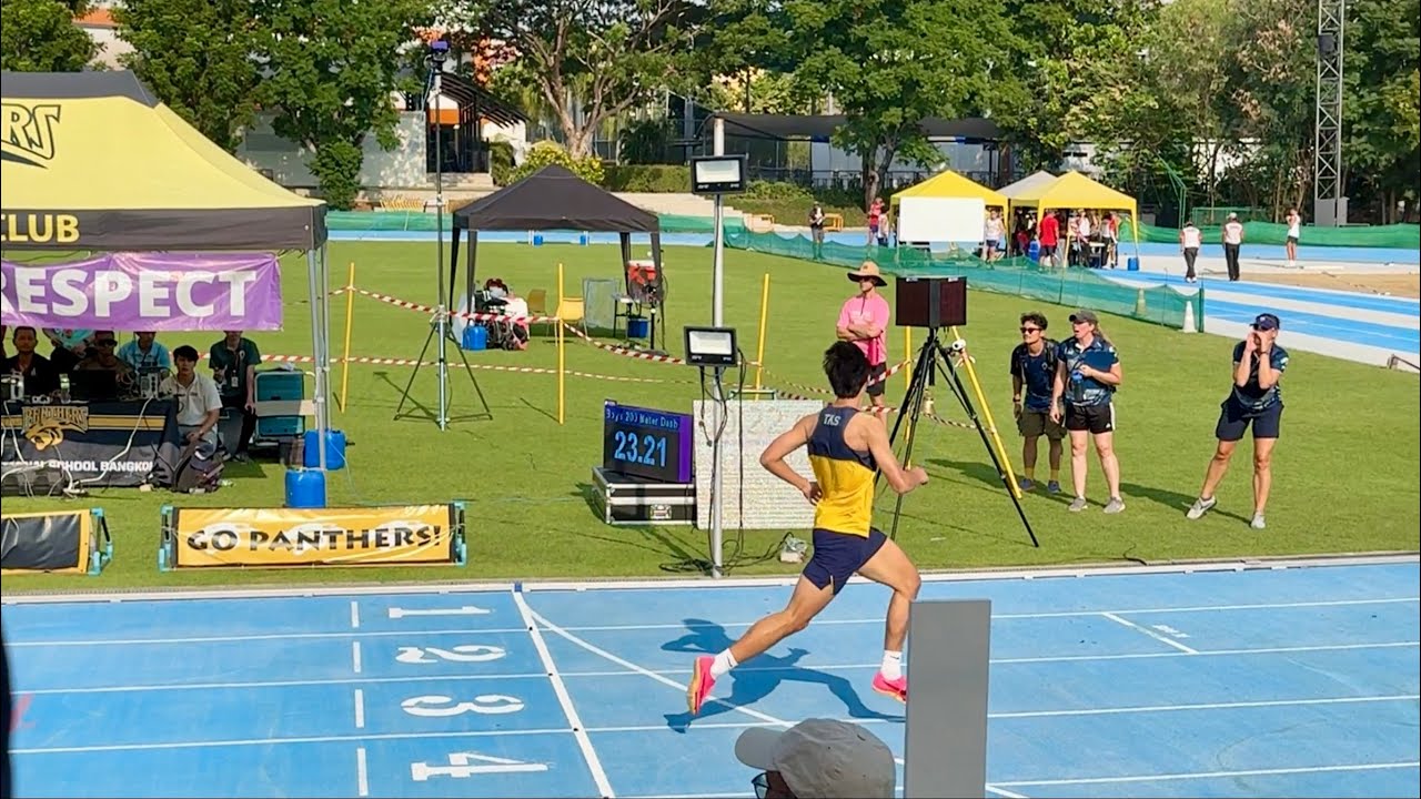 2024-4-4 IASAS Track & Field @ ISB: 200m Prelims Heat 2 - Jason Peng ...