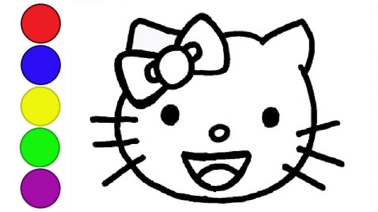 How to draw Hello Kitty | Cómo dibujar Hello Kitty | Làm thế nào để vẽ ...