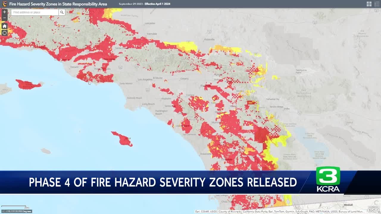 California fire hazard severity maps released for 4th phase - YouTube