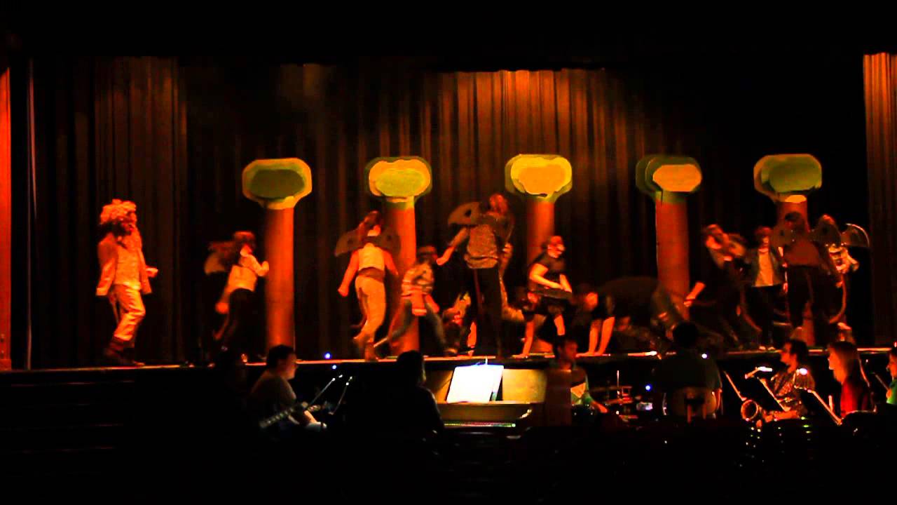 WAHS musical The Wiz: Funky Monkeys' Dance - YouTube
