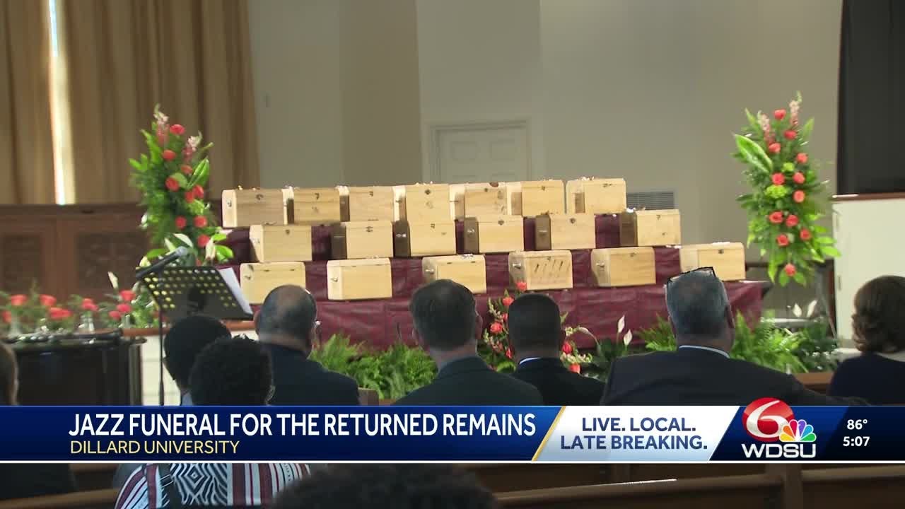 Jazz funeral for the returned remains - YouTube