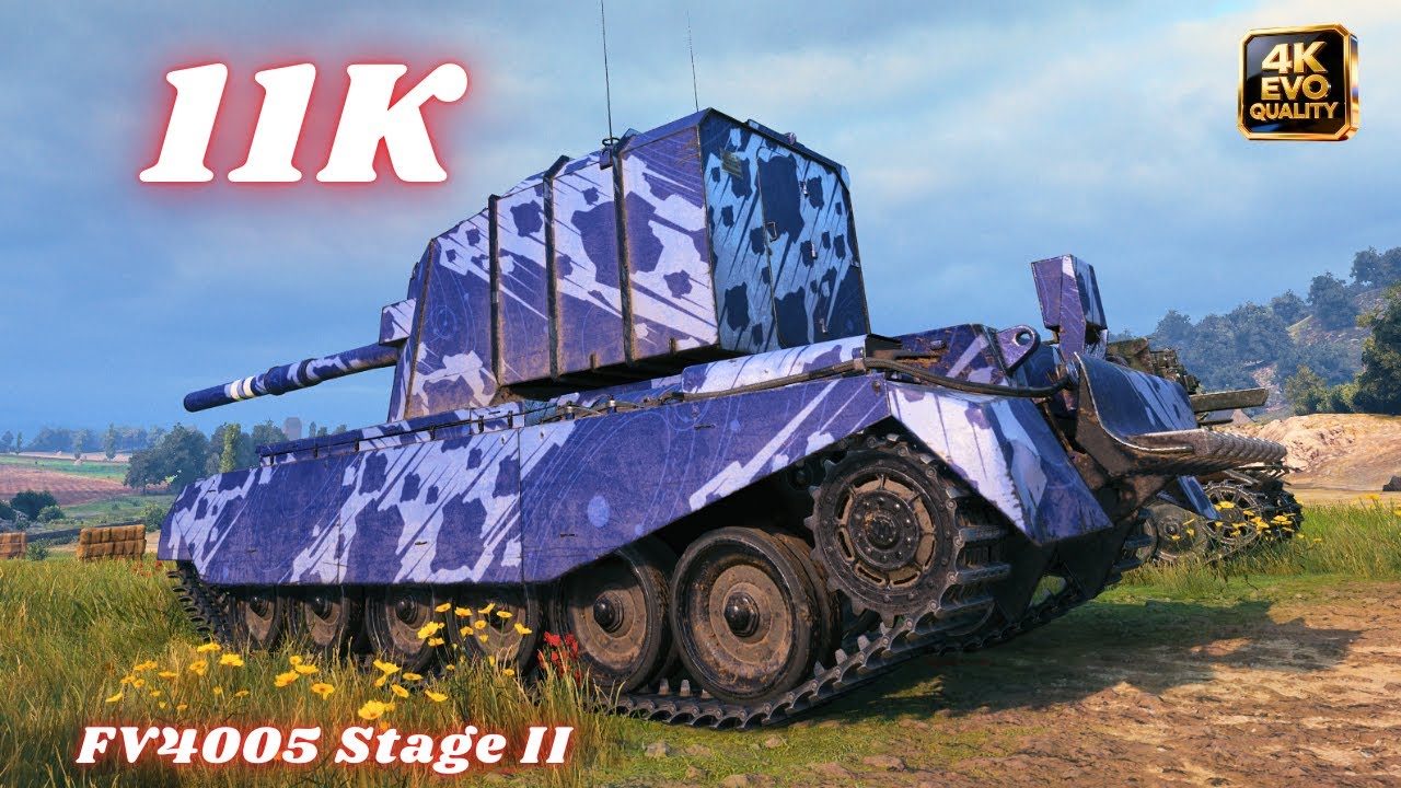 FV4005 Stage II 11K Damage 6 Kills & 2x FV4005 Stage II World of Tanks ...
