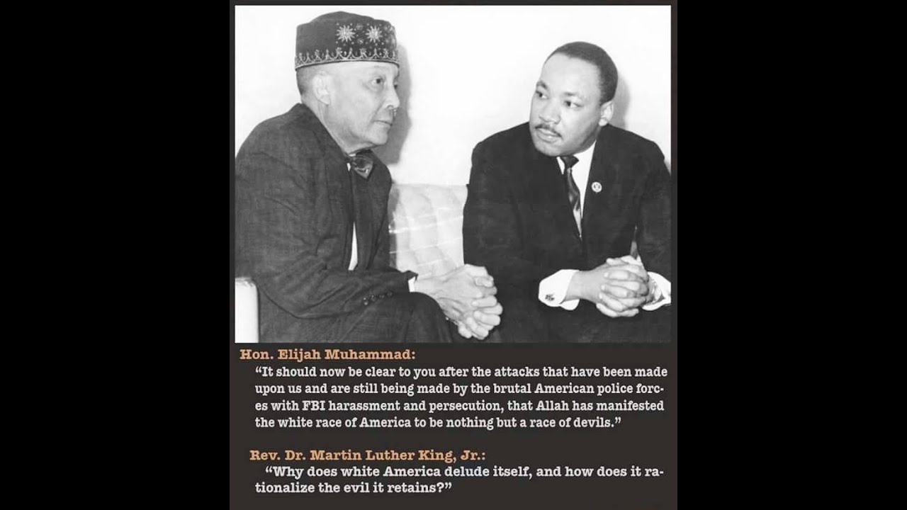 MESSENGER ELIJAH MUHAMMAD MARTIN LUTHER KING - YouTube