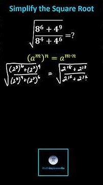 Simplify a Square Root Expression Using Exponent Rules - YouTube