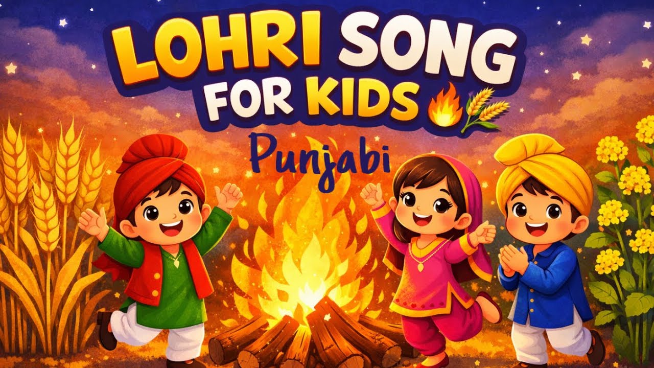 Lohri Festival Song for Children | Punjabi Kids Song | Lohri 2026 - YouTube