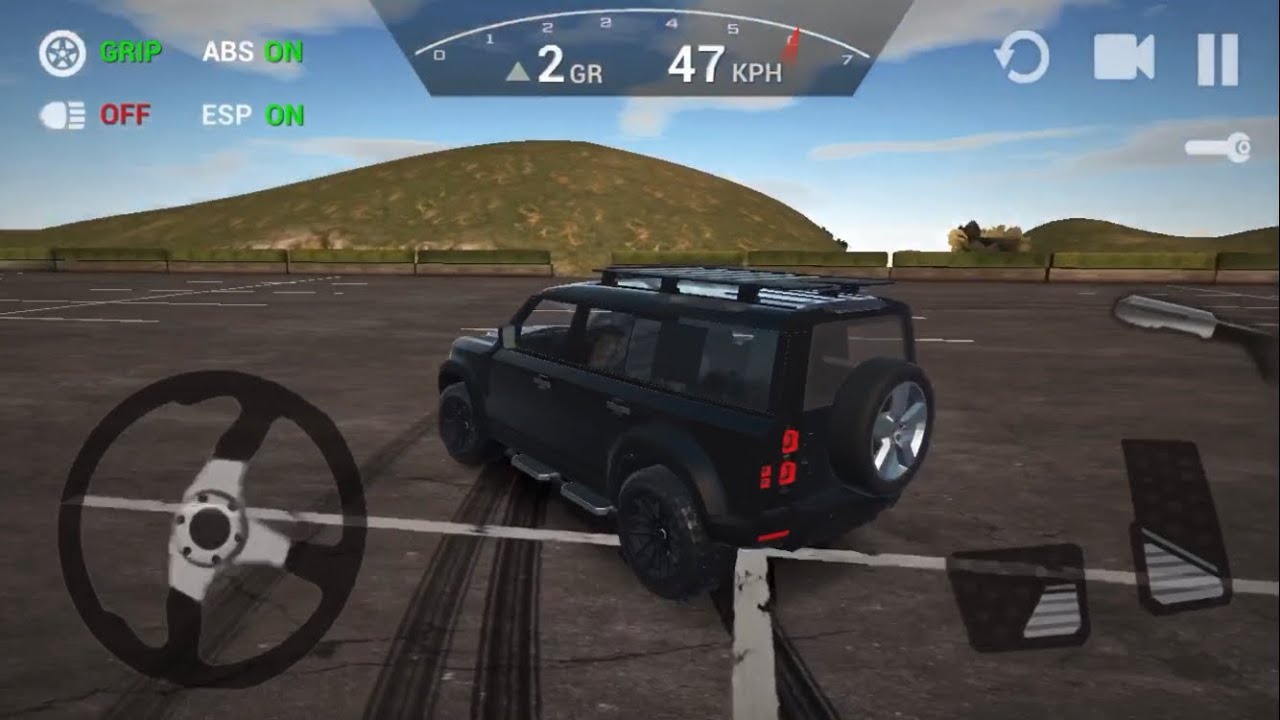 Range Rover Defender 110 / Drifting in Parking 💨 - YouTube