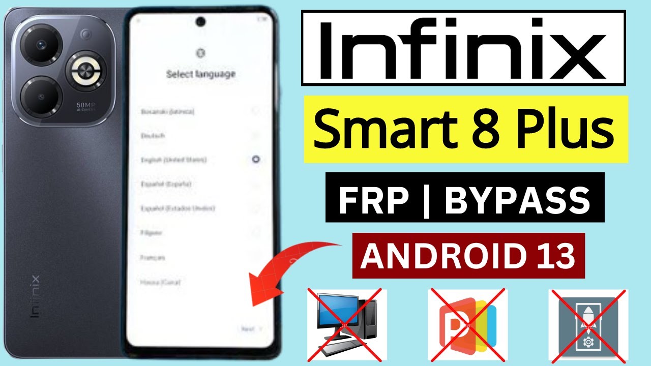 Infinix Smart 8 Plus X6526 Frp Bypass/Unlock Without Pc -No Xshare ...