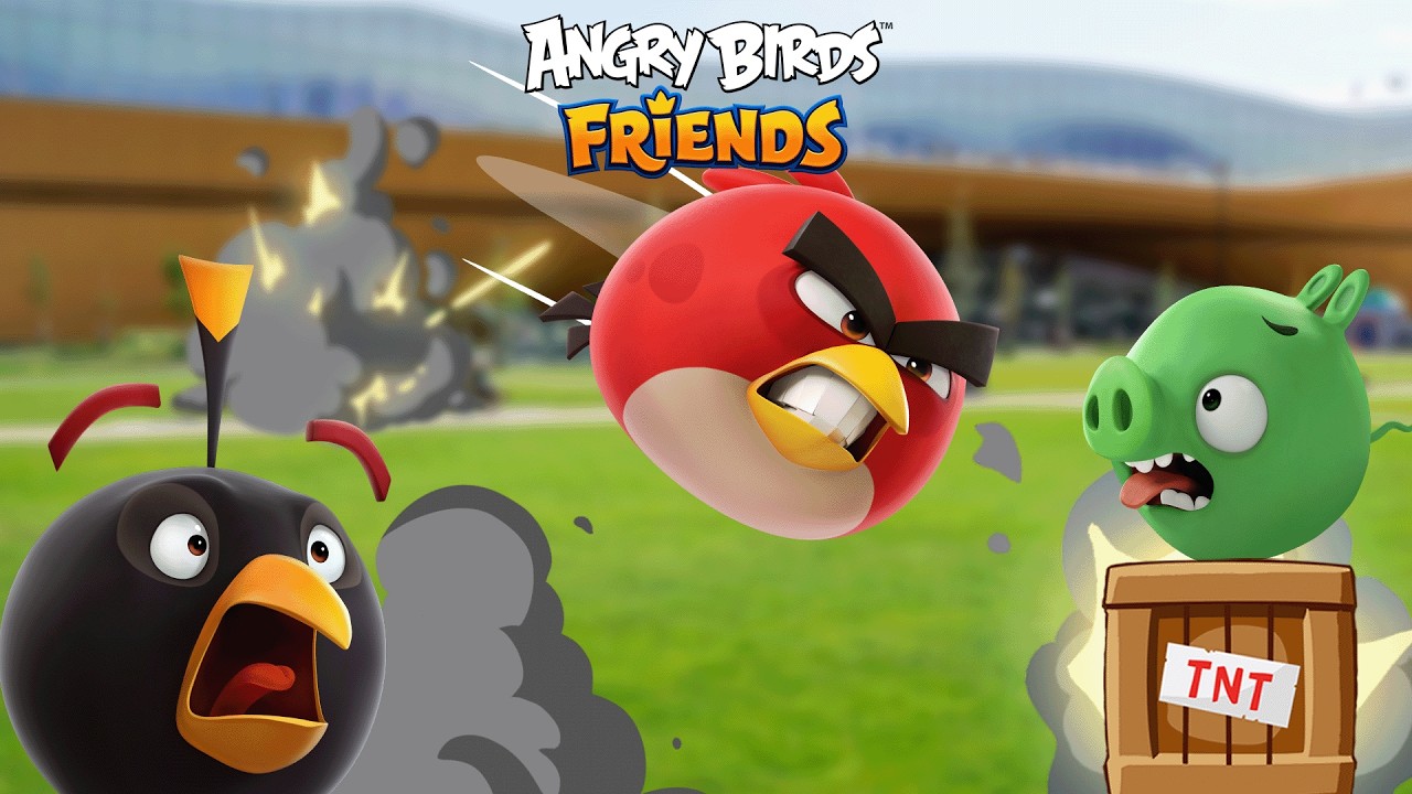Strangers play Angry Birds but in REAL LIFE! 💥 - YouTube