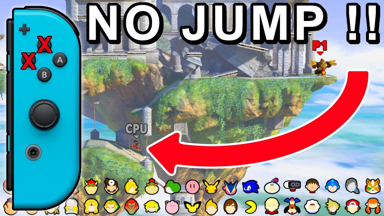 Who Can Make The Hyrule Jump WITHOUT Jumping ? - Super Smash Bros ...
