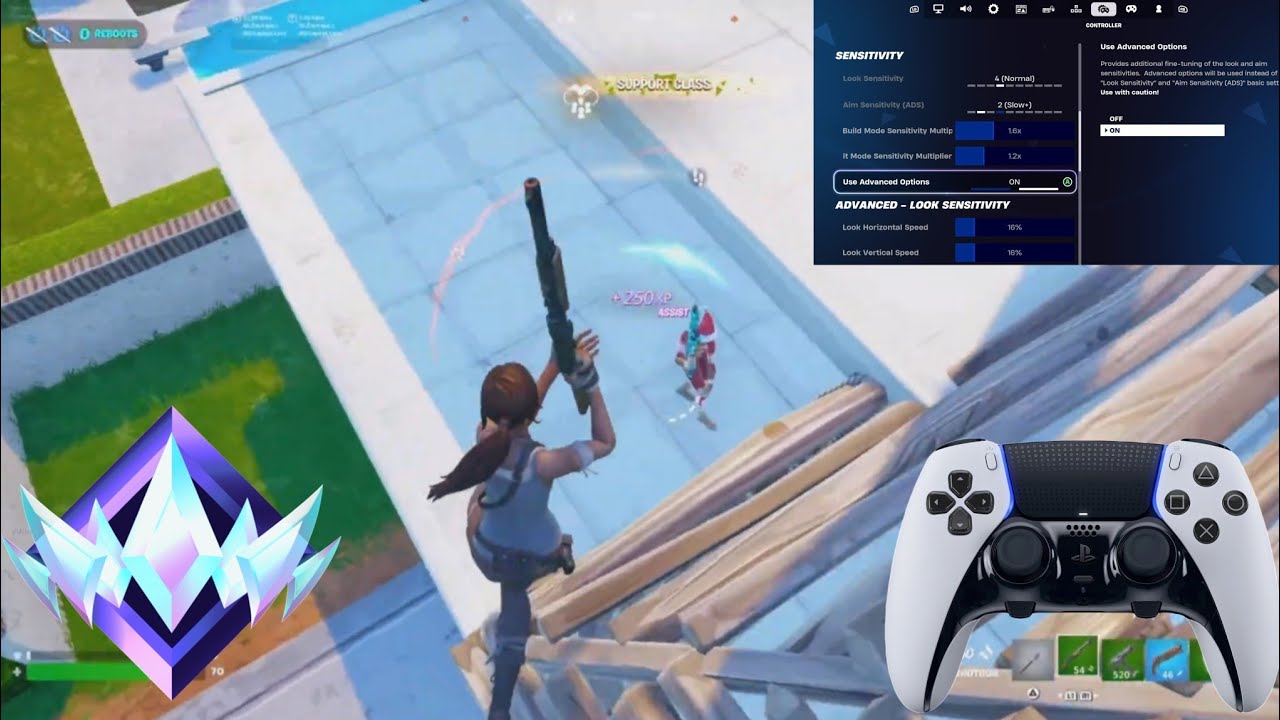 *NEW* Best Controller Settings For Chapter 6 Ranked & Reload! Aimbot ...