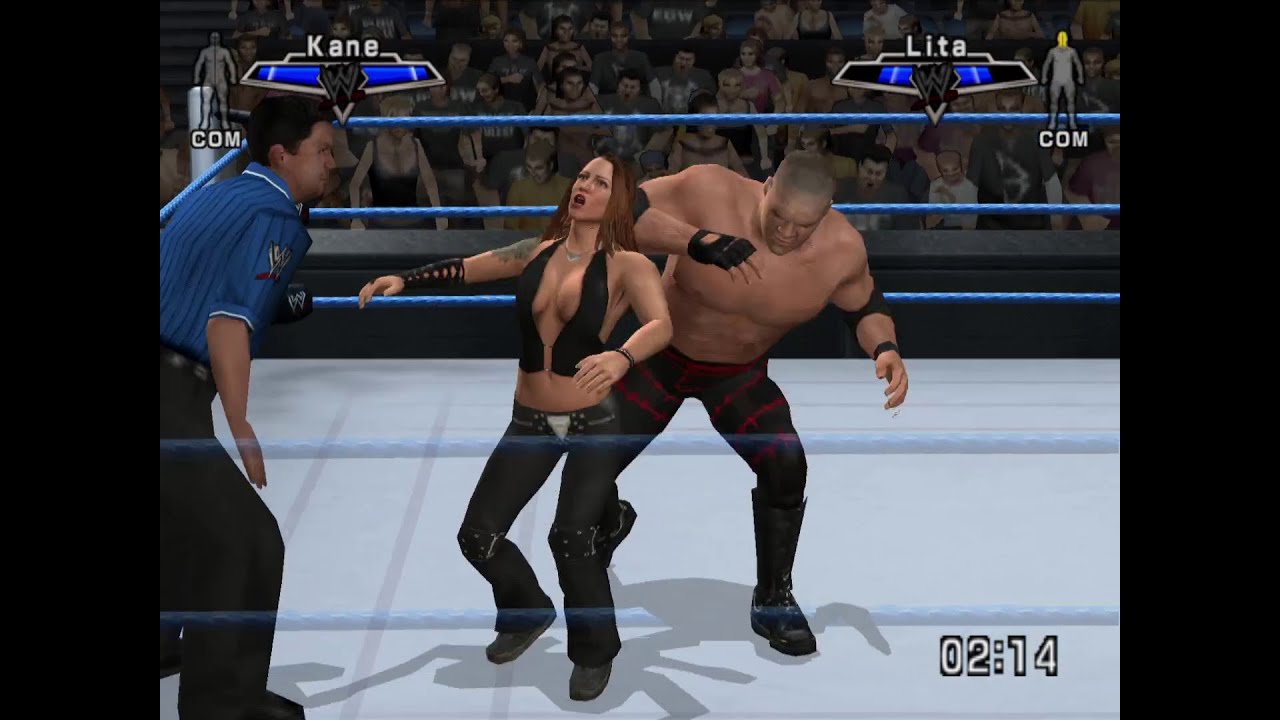 Kane vs Lita | WWE SmackDown! vs RAW 2007 | 2023-12-26 - YouTube