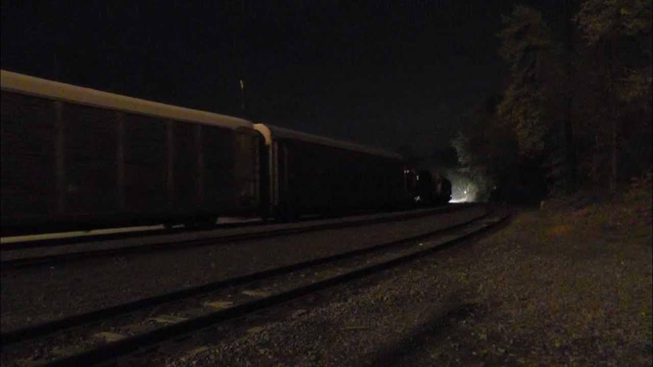 CP 258 with STL&H 7306 trailing through taylor and in run 8 on the Lehigh line - YouTube