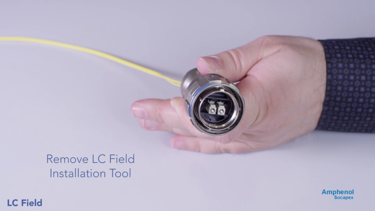 LC Field Connector Assembly - Fiber Optic LC Rugged Connector - YouTube