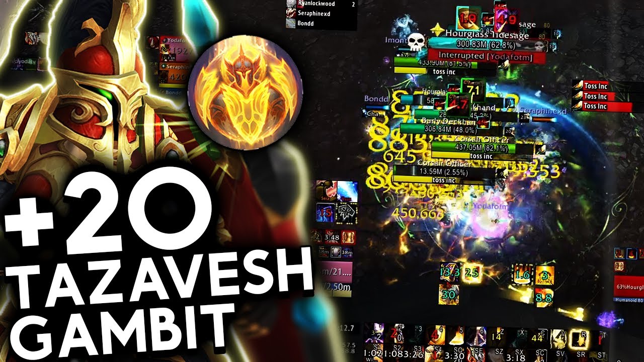 Tazavesh Gambit +20 | Lightsmith Prot Pally | TWW SEASON 3 M+ - YouTube