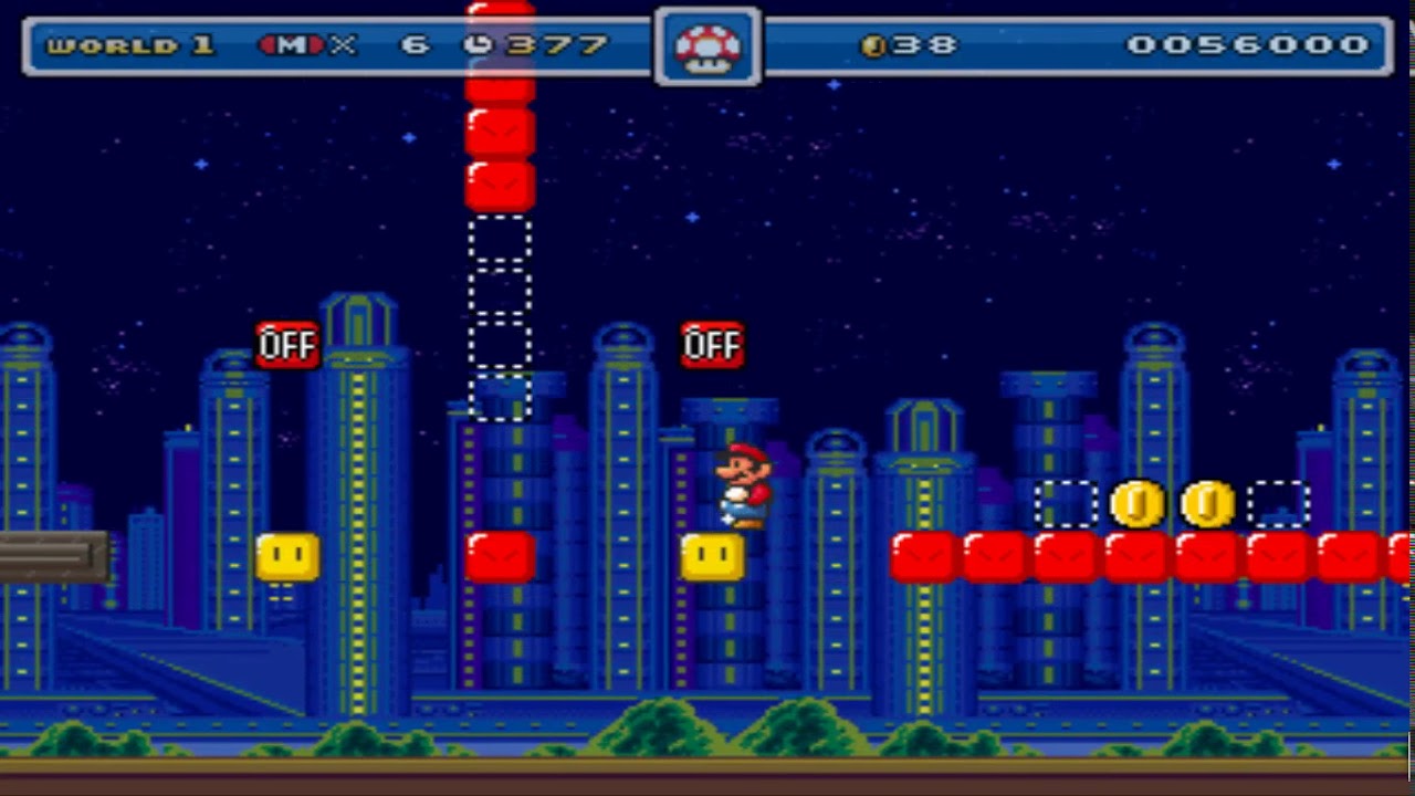 SMB3? - Hello Engine 4 - Another Mario Bros - city, castle, candy, tree ...