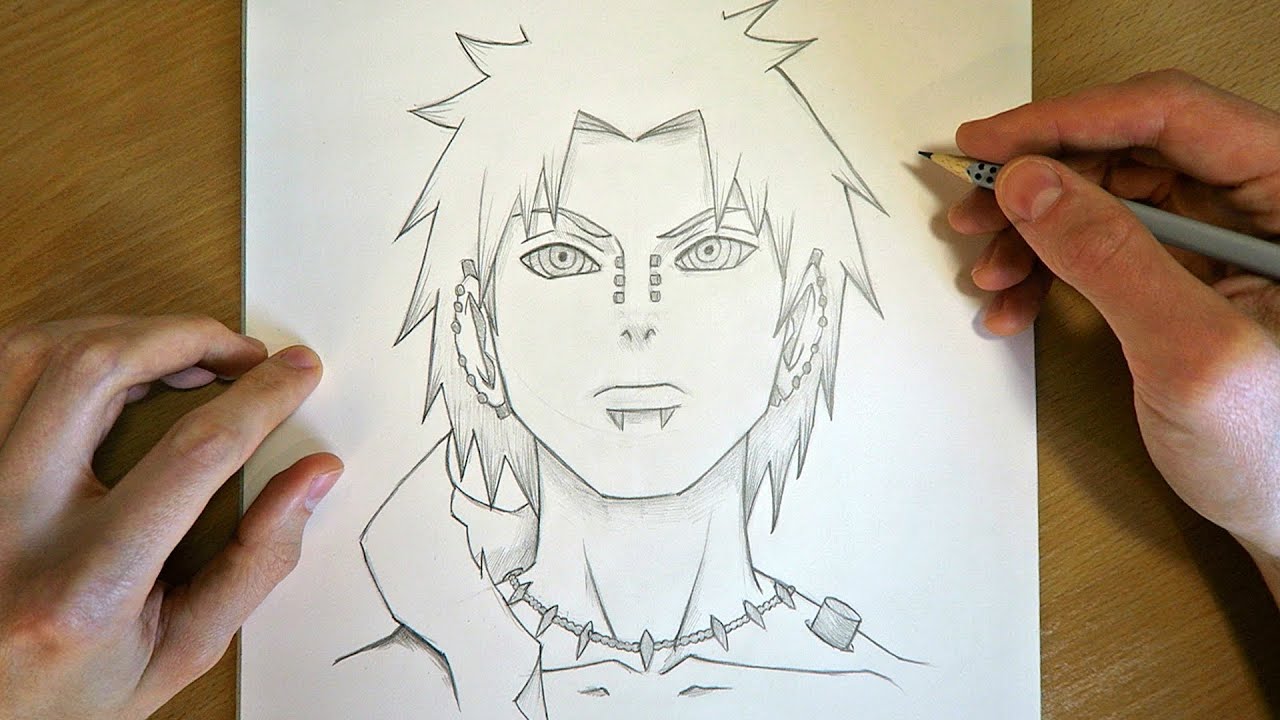 How to Draw Pain | Step by Step | Learn to Draw Anime Characters ...