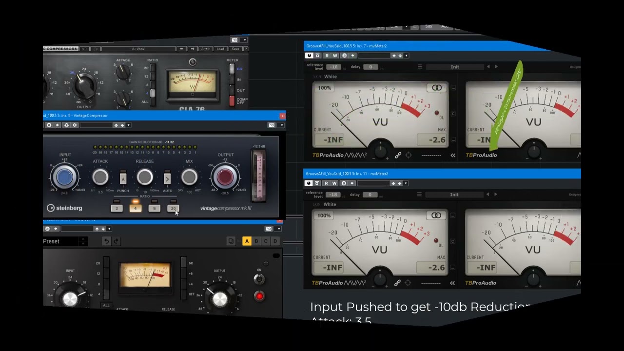 Comparing CLA 76, Black 76 & Vintage Compressor Mk III - YouTube