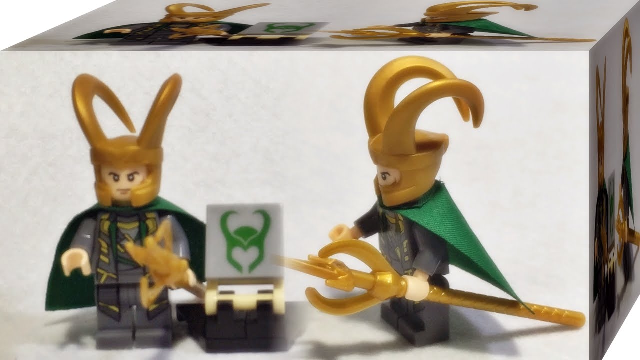 SY 로키 레고 짝퉁 슈퍼히어로즈 미니피규어 조립 리뷰 Lego knockoff heroes assemble Loki ...