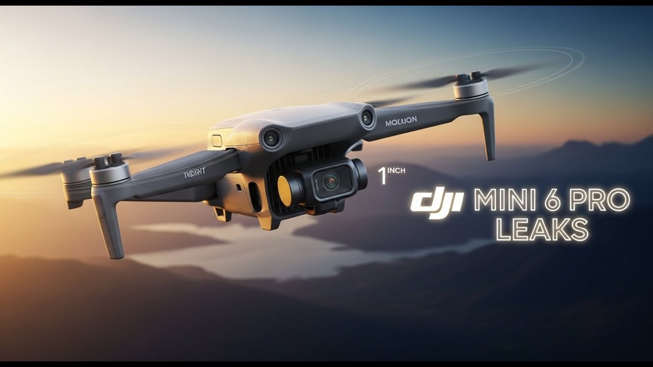 DJI MINI 6 PRO LEAK: 6K Camera, 1-Inch Sensor, 40 Min Flight - YouTube