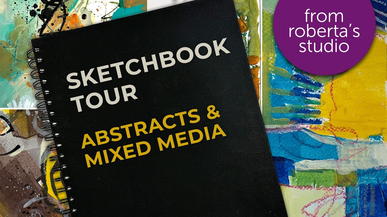 Full sketchbook - Abstracts & Mixed Media - YouTube