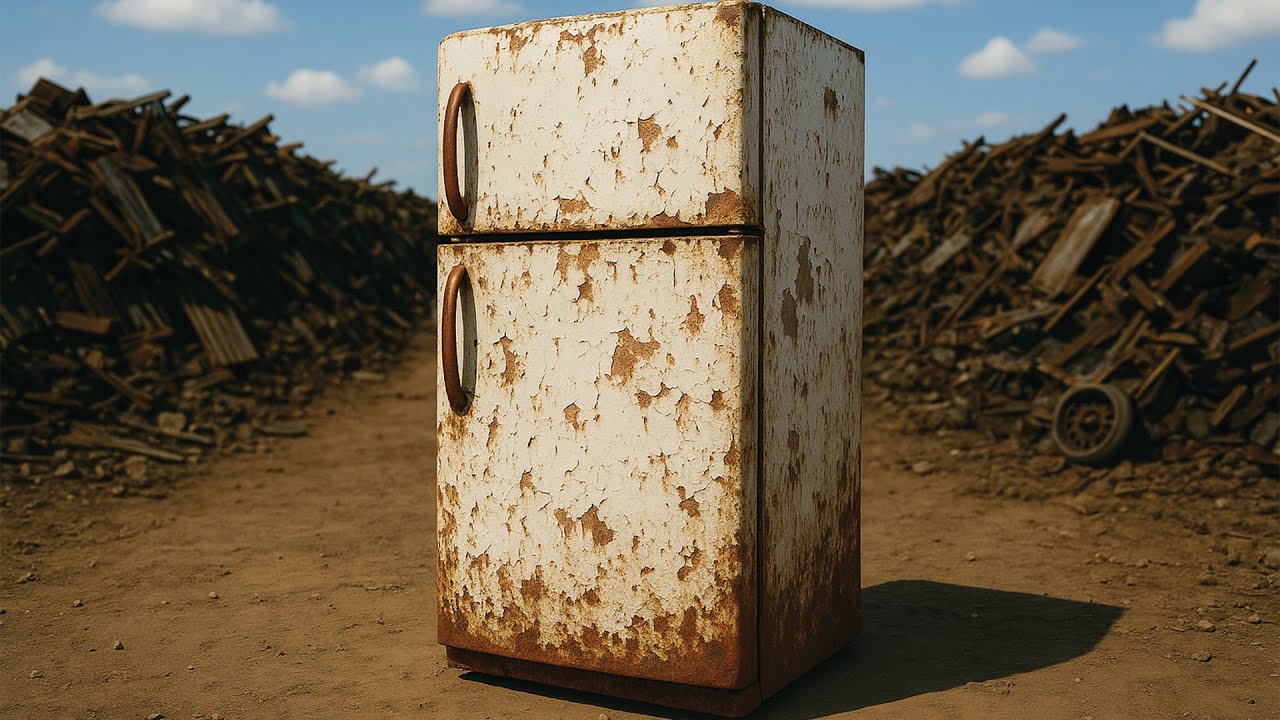 FULLY Restoration Transforming a Rusty Refrigerator Into a Fully ...