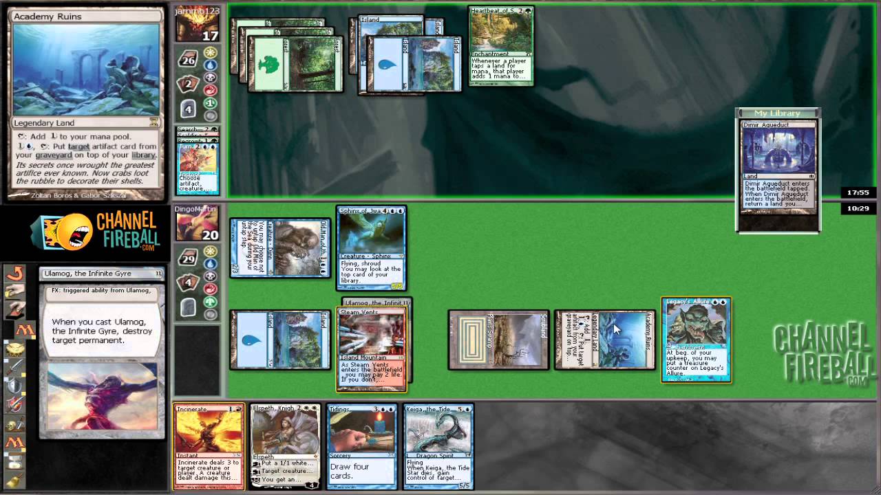 Channel Quentin - Cube Draft #10 (Match 1, Game 2) - YouTube