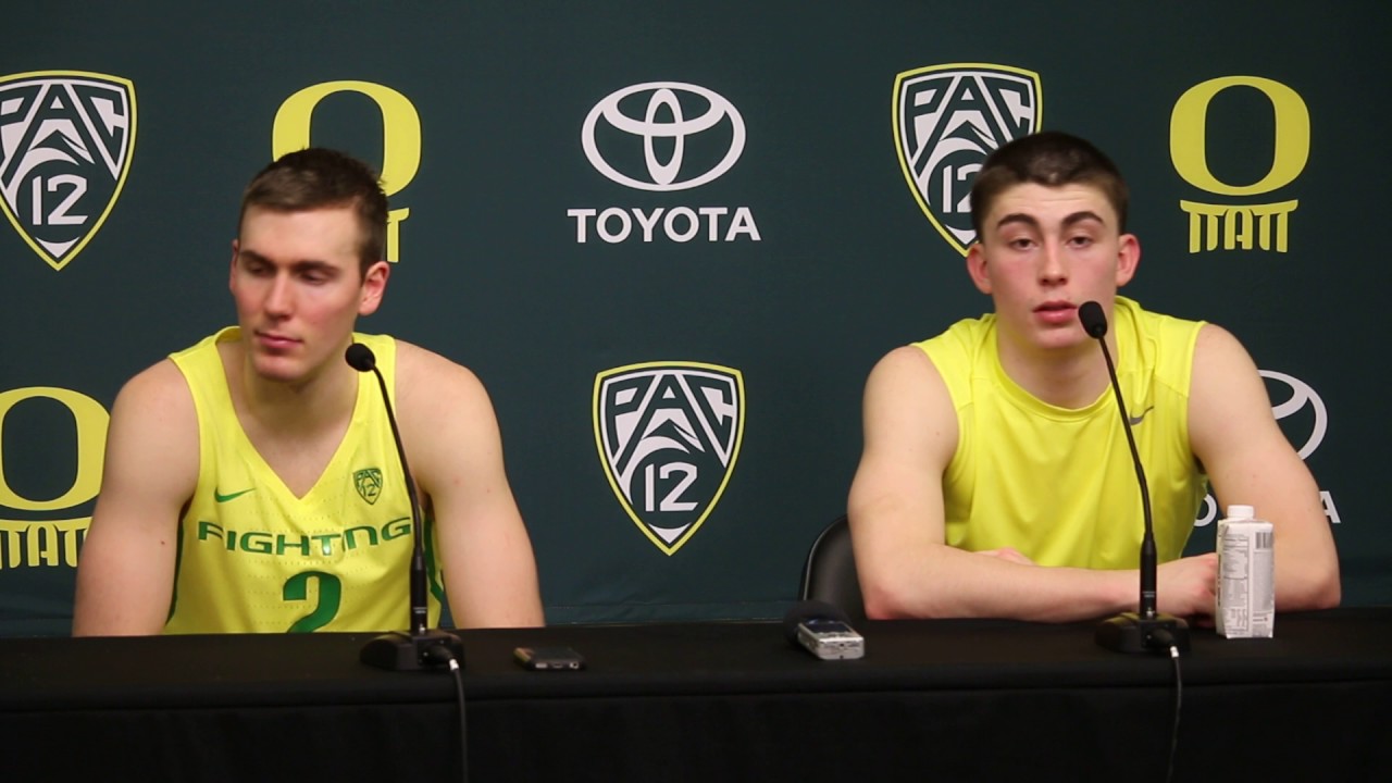 Casey Benson and Payton Pritchard after OSU win - YouTube