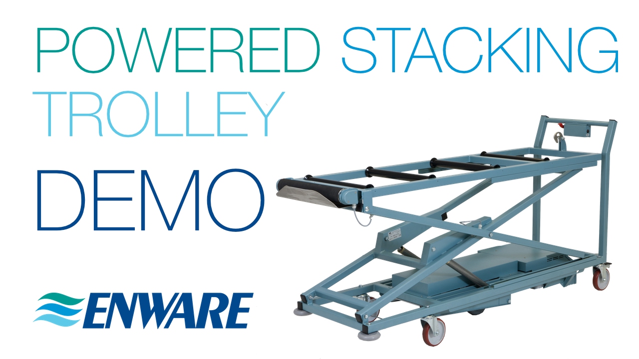 Enware - LEEC - Power Stacking Trolley - YouTube