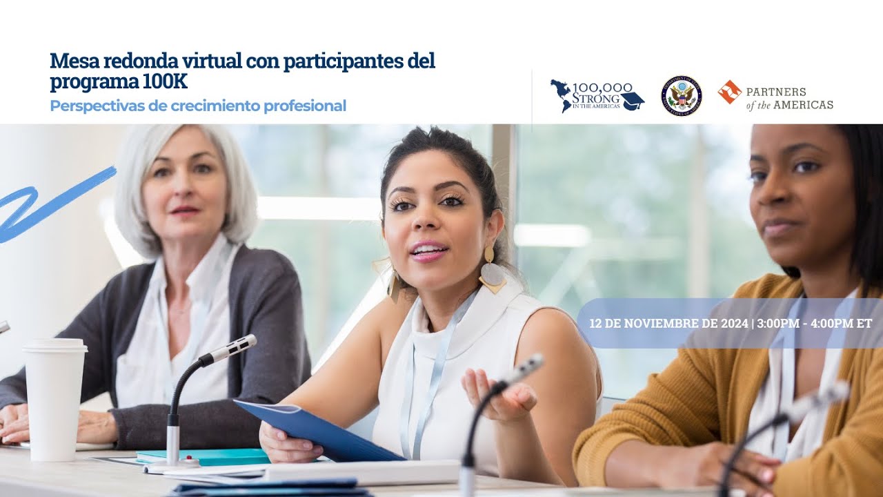 Mesa redonda virtual con participantes del programa 100K Strong - YouTube