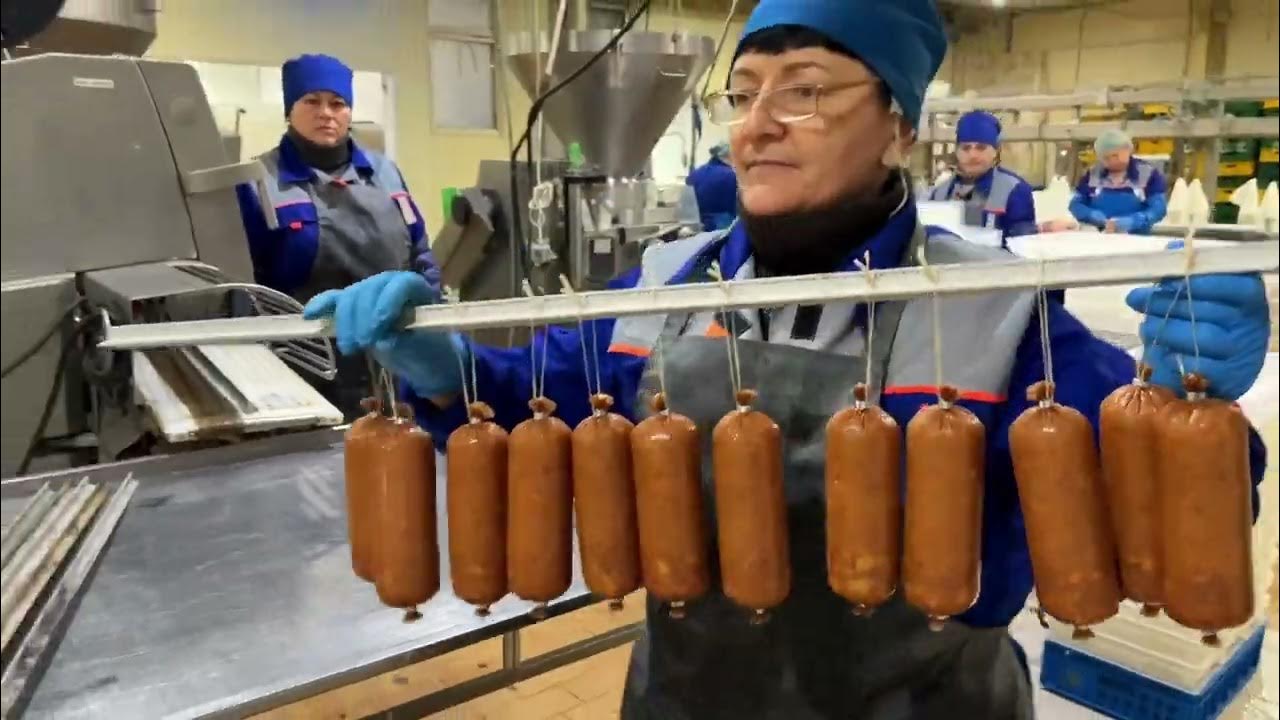 Сервелат "Европейский" СИМБИРСКИЕ КОЛБАСЫ - как это сделано? - YouTube
