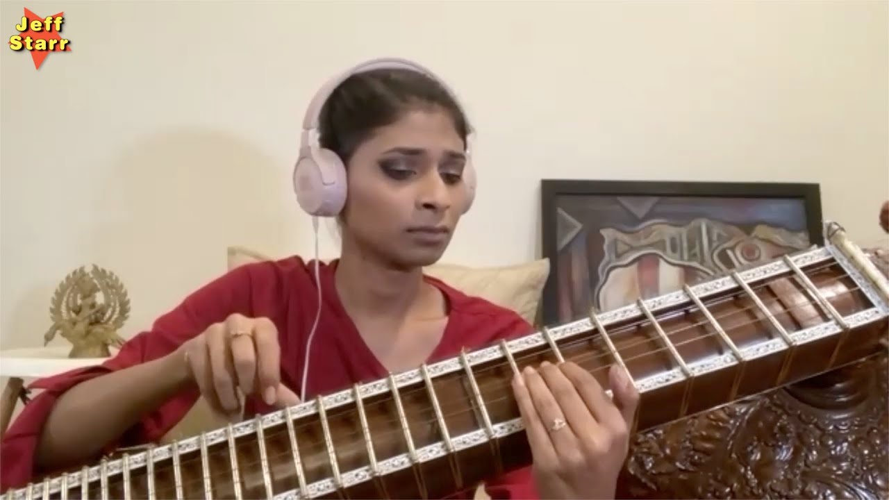 GIANT string instrument! Rudra Veena and Madhuvanti Pal| Exploring ...