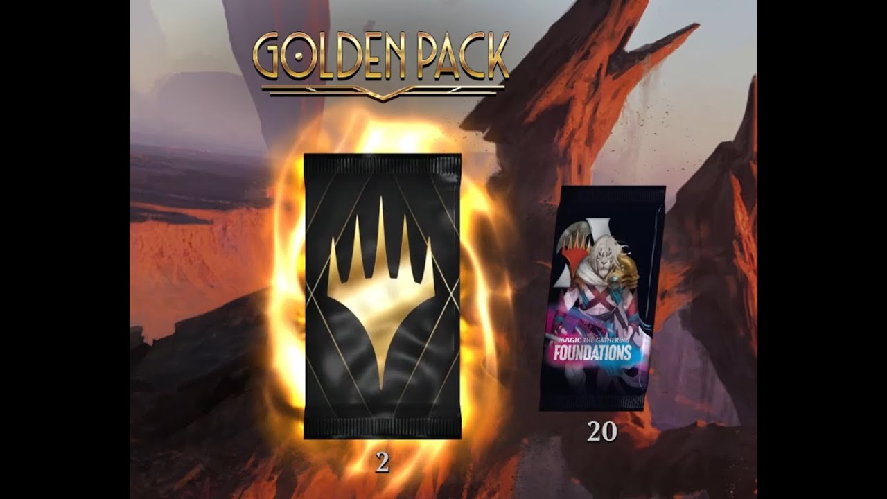 #18 Pack Opening - Two Golden Packs and 20 Foundations Packs! - YouTube