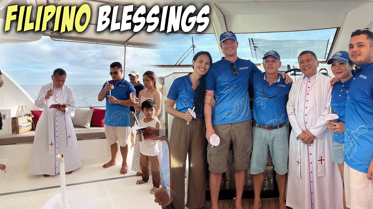Foreigners RESPECTING Philippines Culture - Boat Blessings & House ...