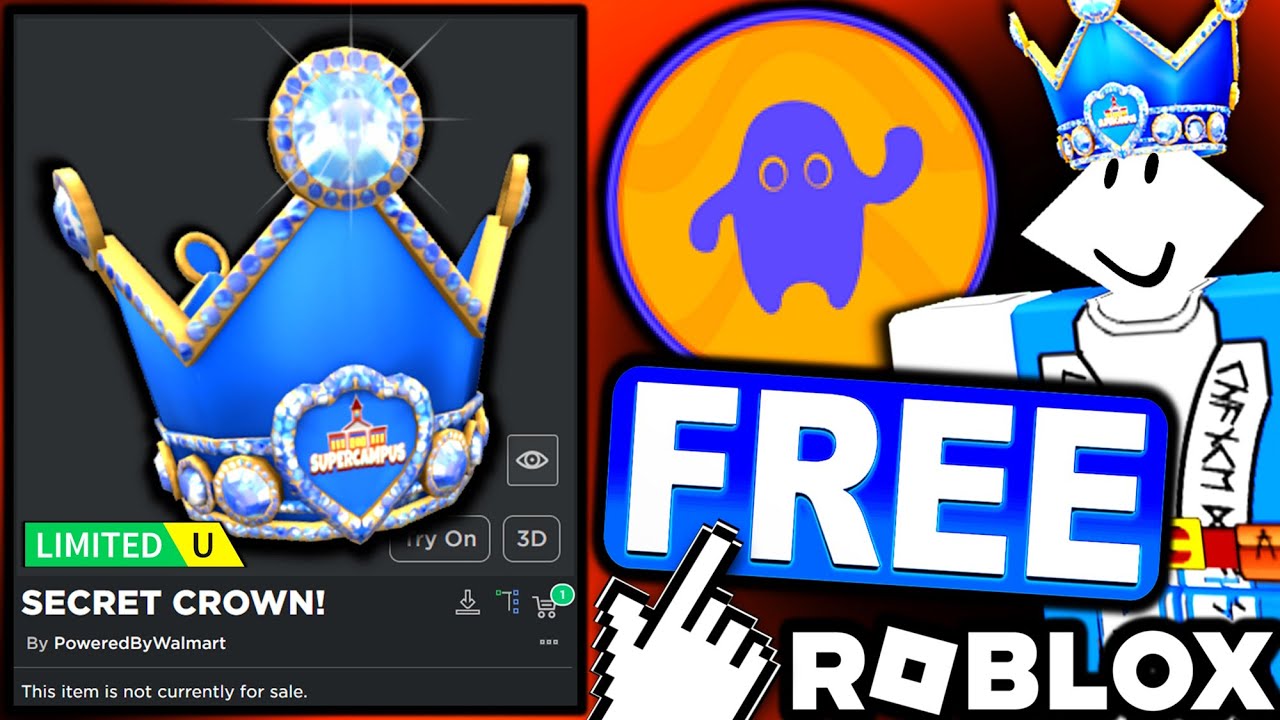 FREE UGC LIMITED! HOW TO GET Supercampus Crown! (ROBLOX Supercampus ...