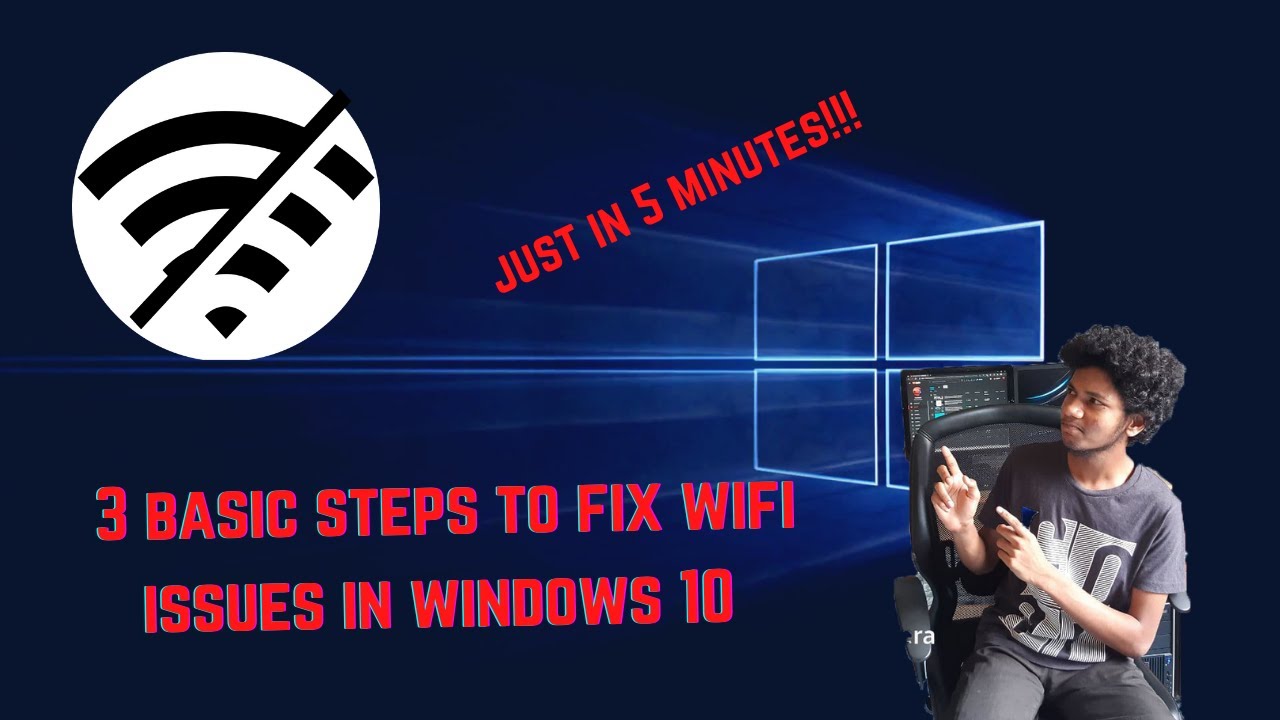 3 steps to fix WIFI issue in Windows 10 | Just In 5 minutes - YouTube