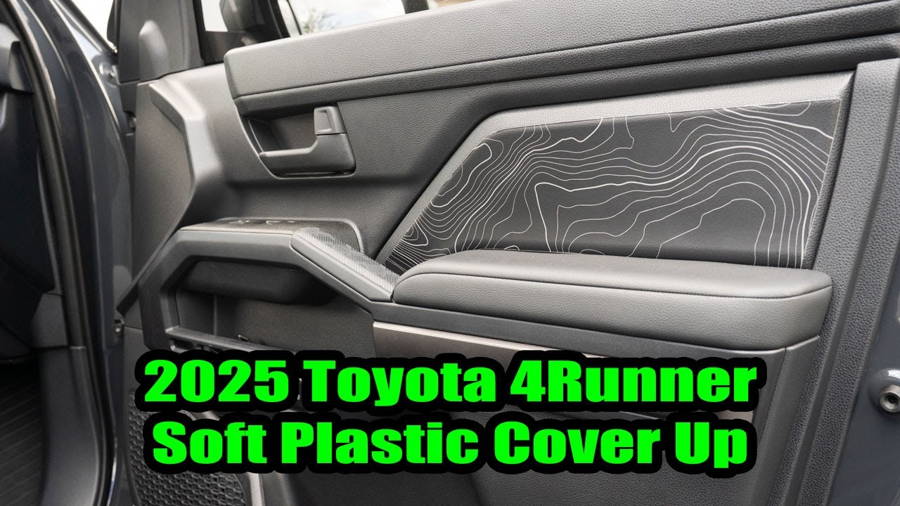 2025 Toyota 4Runner Soft Plastic Cover Up / Protector Decals - YouTube