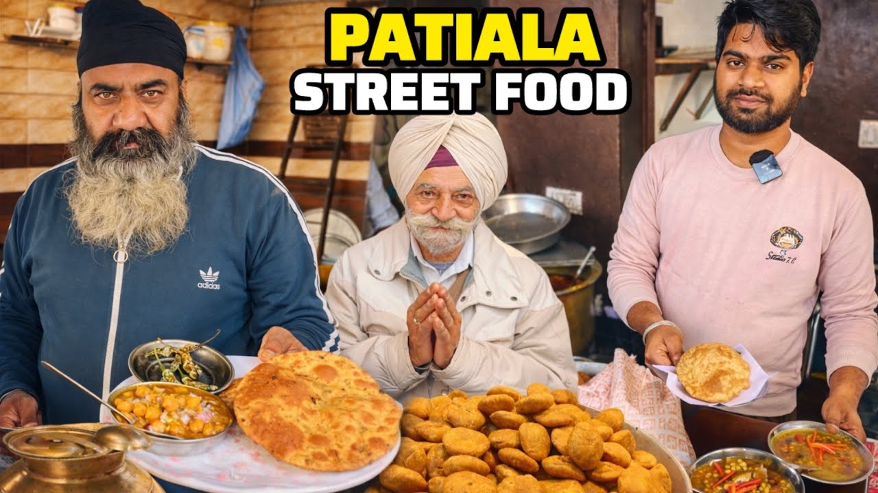 PATIALA Famous STREET FOOD | Choudhary KACHORI | PATIALA LASSI | Street ...