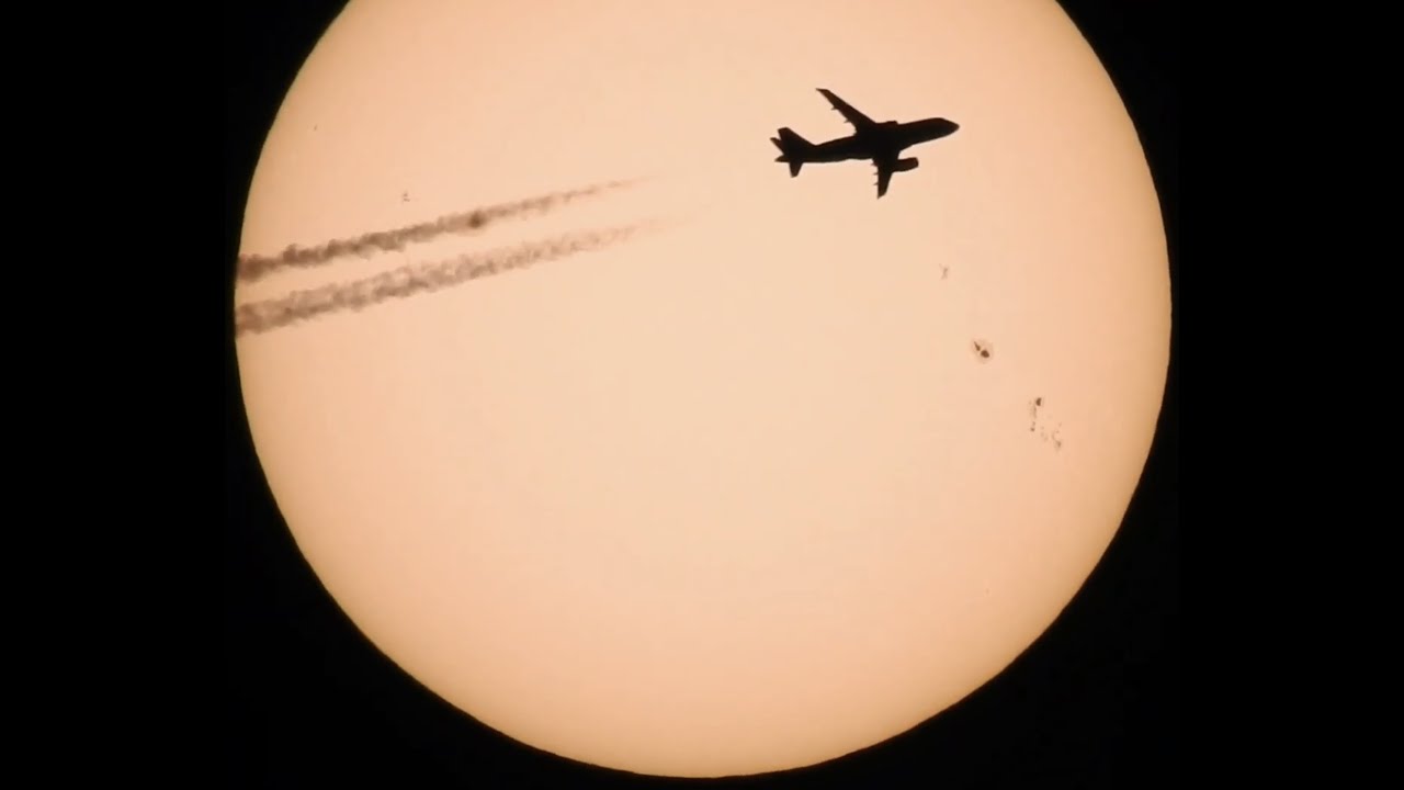 Sunspots In Plane Sight ️ - YouTube