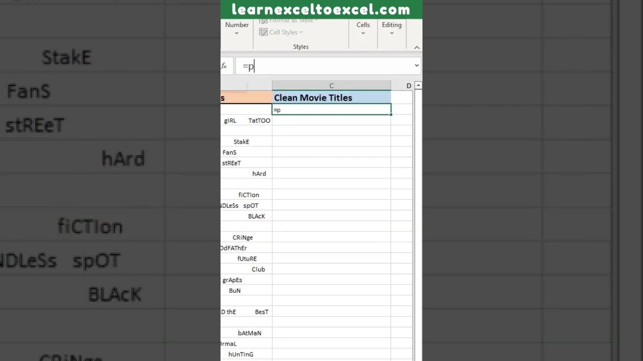 Excel Pro Trick Clean Text Data In Excel Using Formula Remove Spaces Excel Pro Trick Clean Text Data In Excel Using Formula Remove Spaces